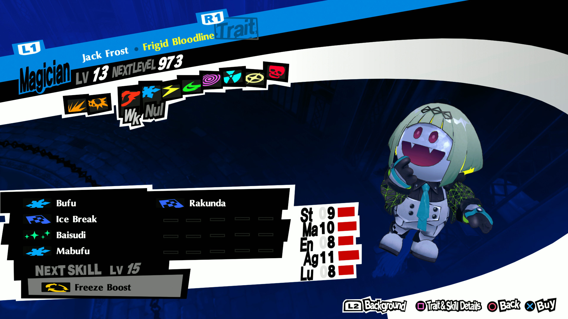 Ai-Ho Kun over Jack Frost [Persona 5 Royal] [Mods]