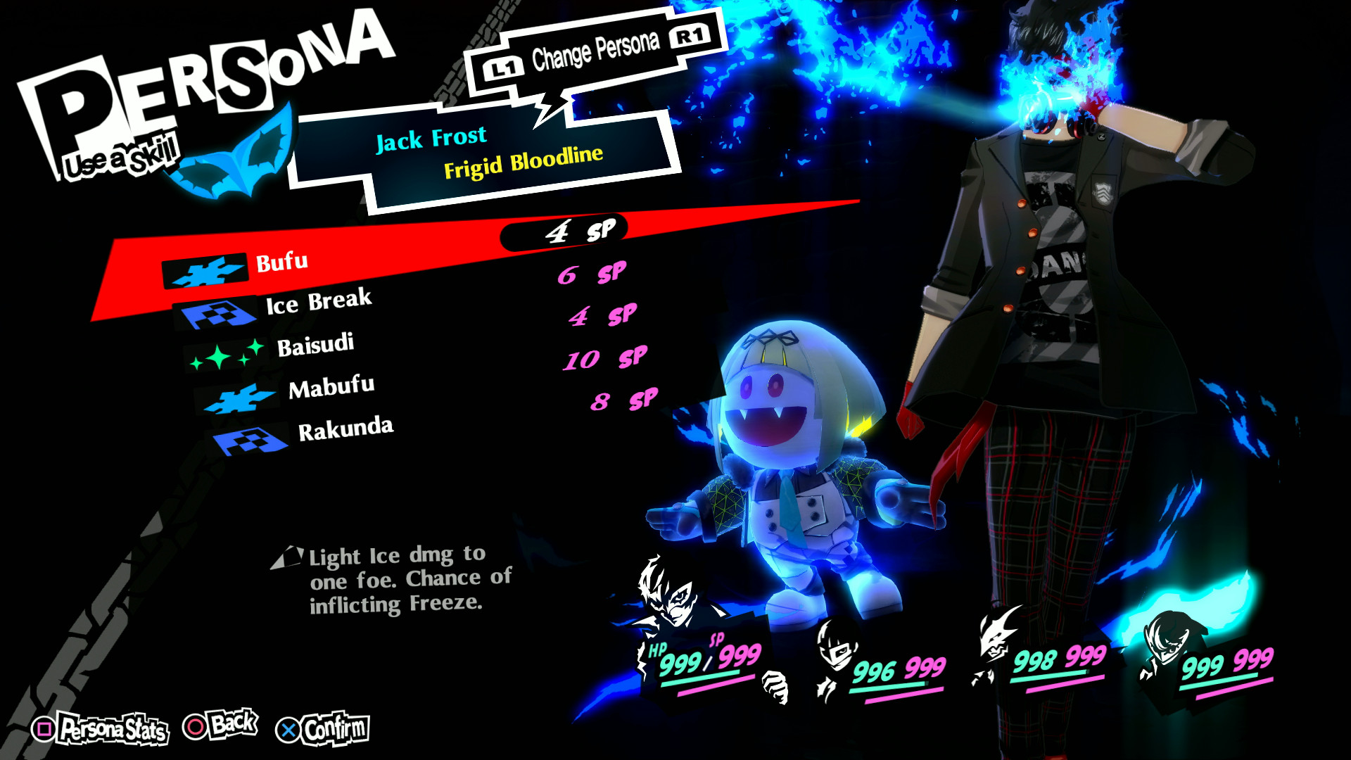 Ai-Ho Kun over Jack Frost Mod for Persona 5 Royal | P5R Mods