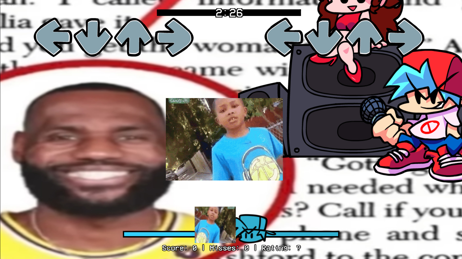 FNF: Vs. Lebron James Kid Mod for Friday Night Funkin' | FNF Mods