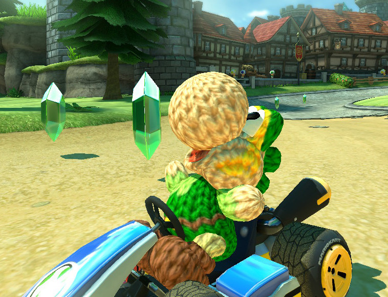 Yarn Yoshi Mod for Mario Kart 8 Deluxe | MK8D Mods