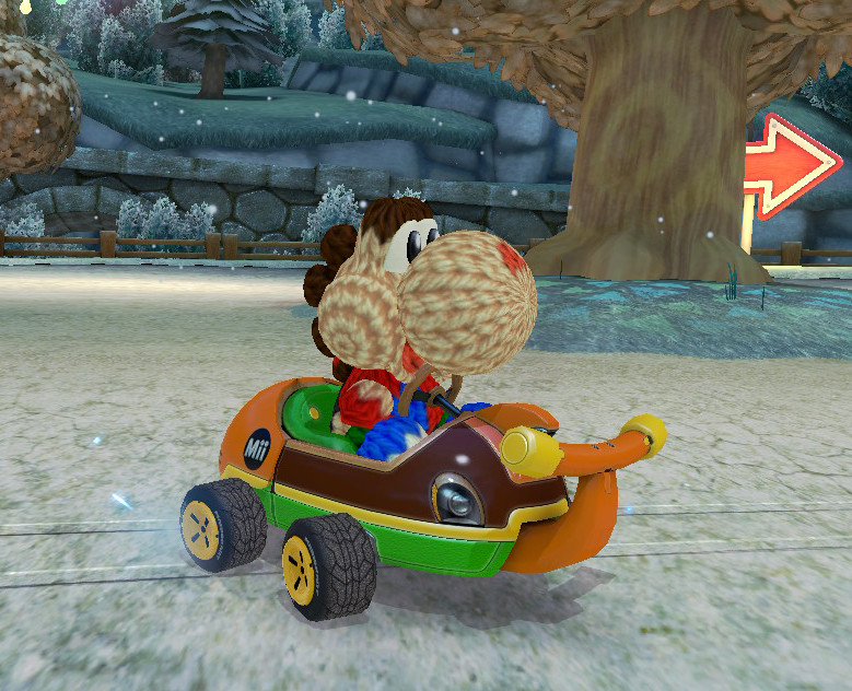 Yarn Yoshi Mod for Mario Kart 8 Deluxe | MK8D Mods