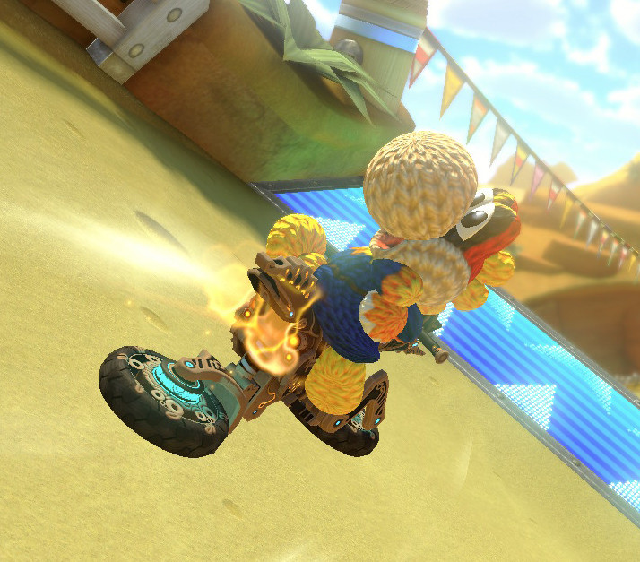 Yarn Yoshi Mod for Mario Kart 8 Deluxe | MK8D Mods