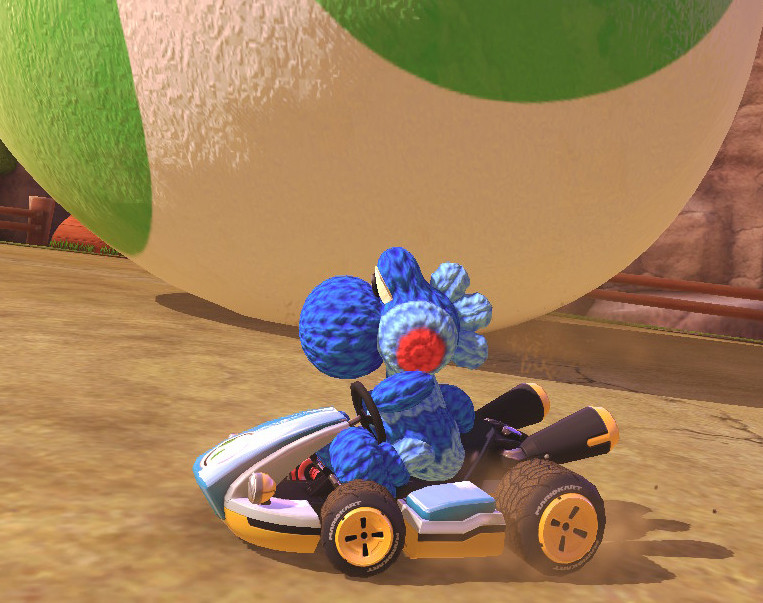 Yarn Yoshi Mod for Mario Kart 8 Deluxe | MK8D Mods