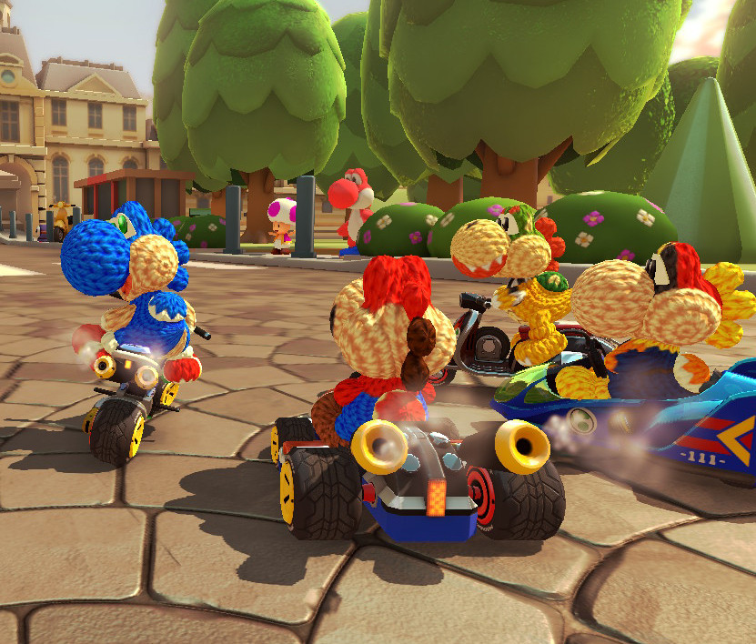 Yarn Yoshi Mod for Mario Kart 8 Deluxe | MK8D Mods