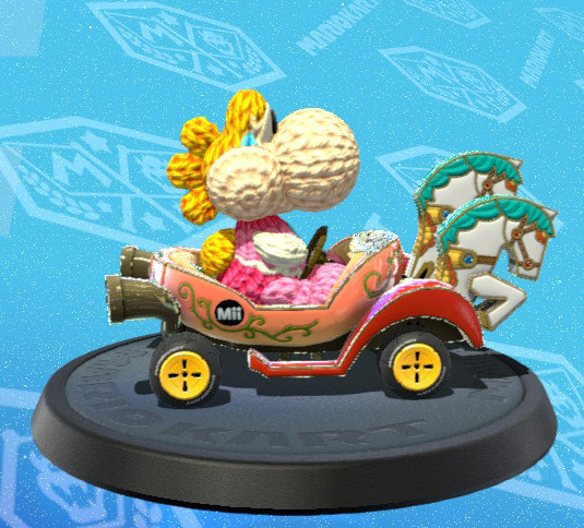 Yarn Yoshi Mod for Mario Kart 8 Deluxe | MK8D Mods