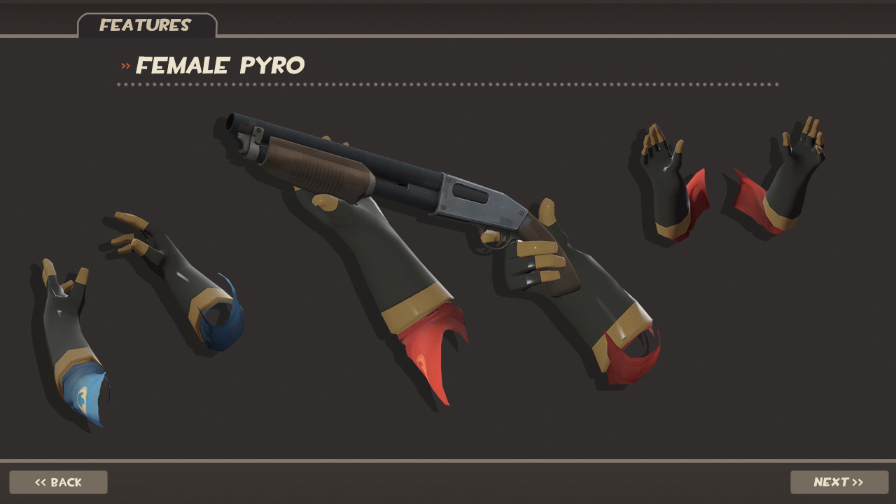 The Female Pyro Mod for Open Fortress | OF Mods