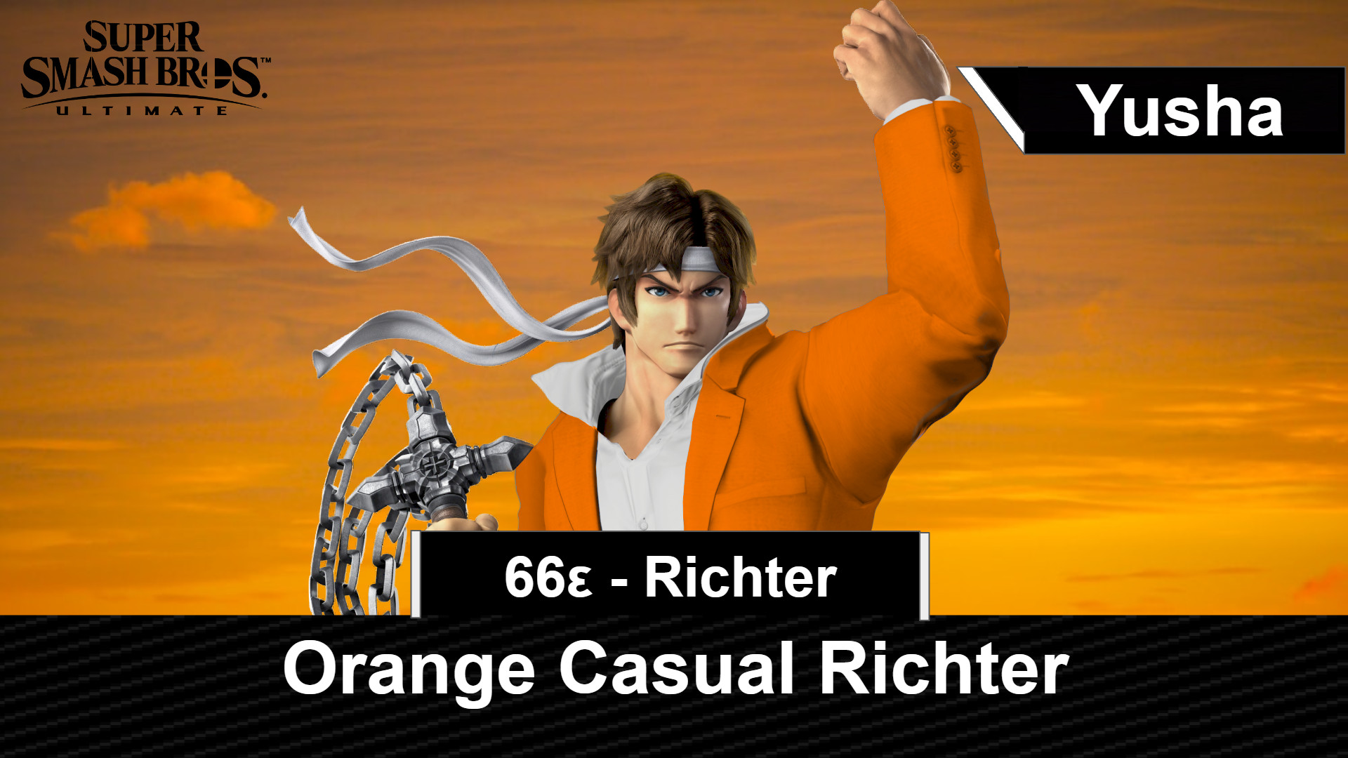 Orange Casual Richter Mod for Super Smash Bros. Ultimate | SSBU Mods