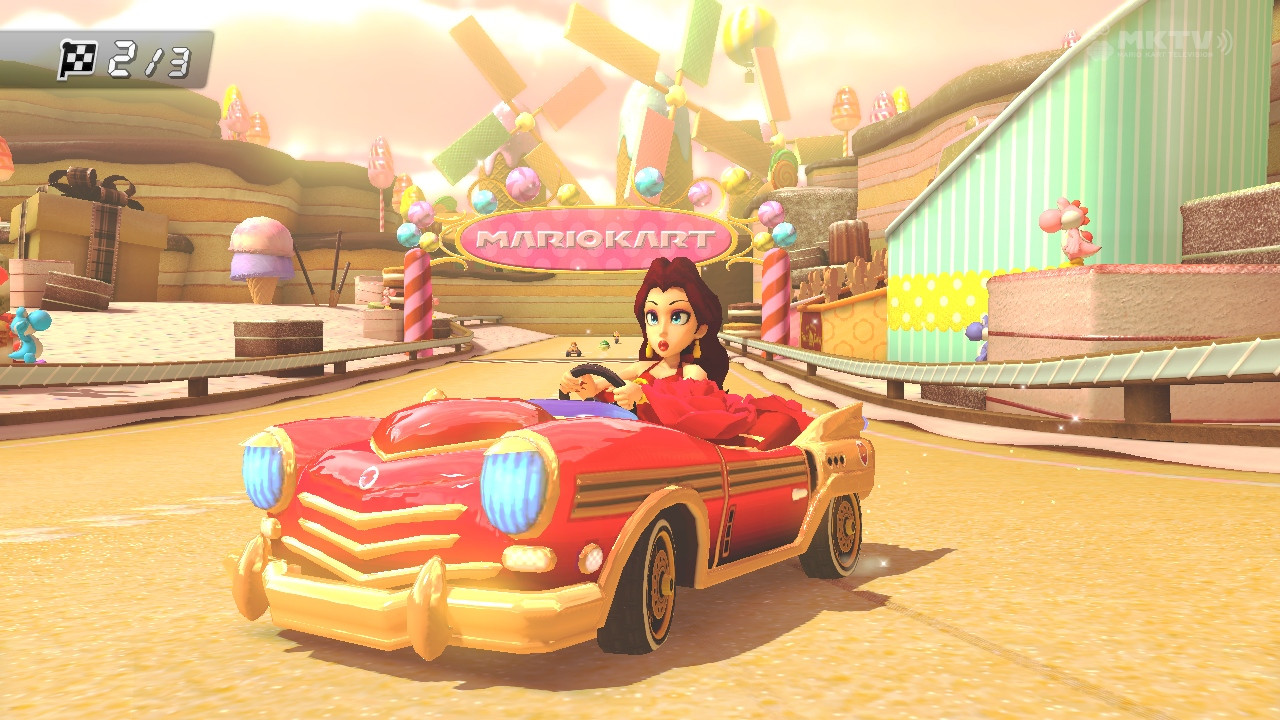 MKT Pauline (with tour animations) + biker suit Mod for Mario Kart 8 ...