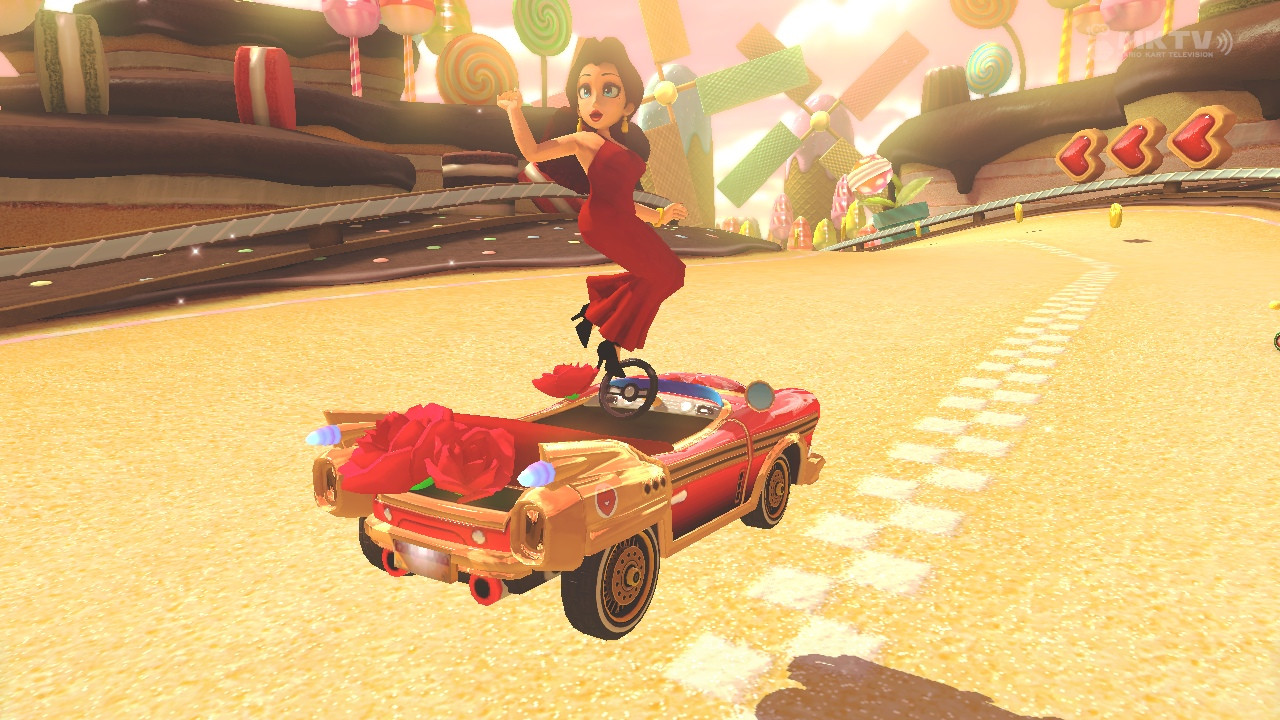 MKT Pauline (with tour animations) + biker suit Mod for Mario Kart 8 ...