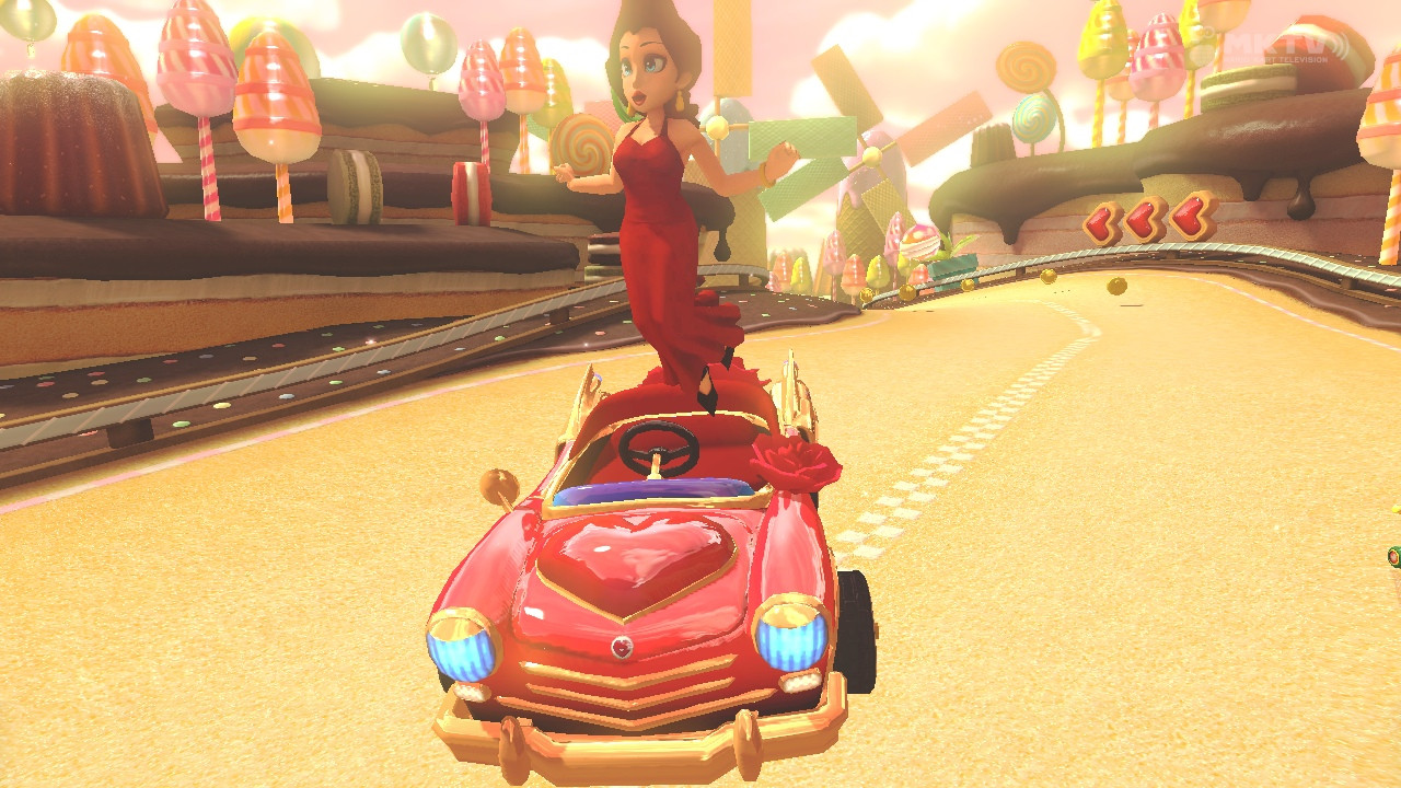 MKT Pauline (with tour animations) + biker suit Mod for Mario Kart 8 ...