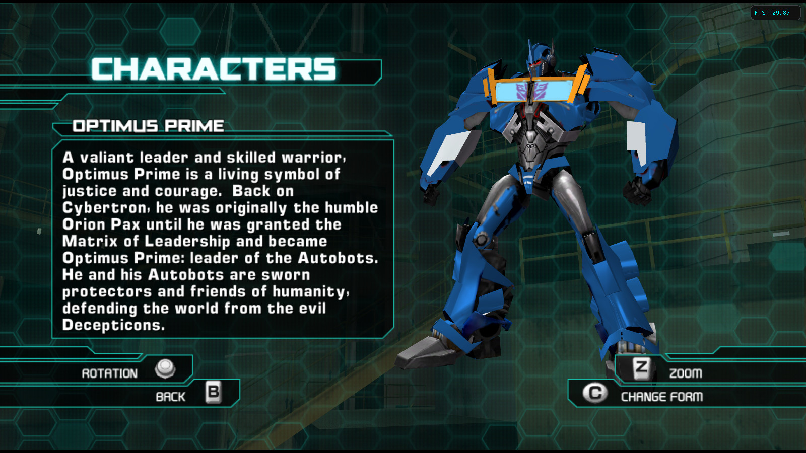 Gen 1 Soundwave Mod for Transformers: Prime - The Game | TPTG Mods