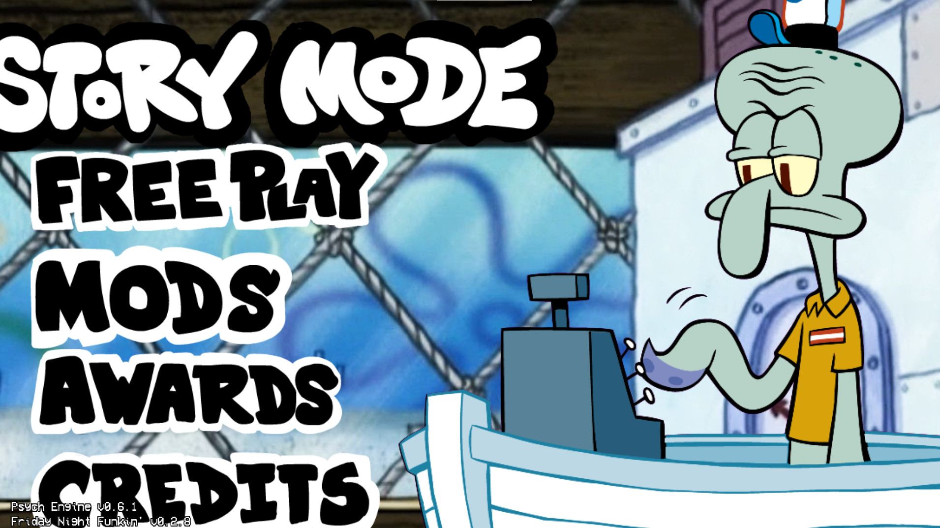 Friday Night Funkin' VS Squidward (VERSION 1) [Friday Night Funkin'] [Mods]