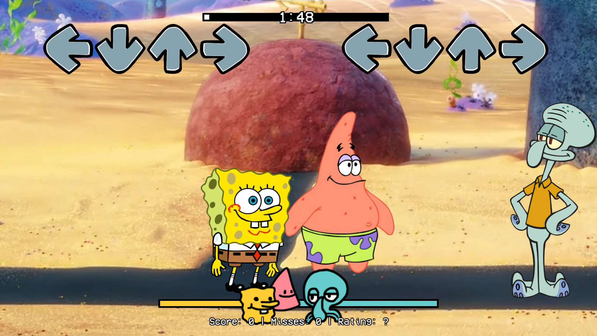 Friday Night Funkin' VS Squidward (VERSION 1) [Friday Night Funkin'] [Mods]