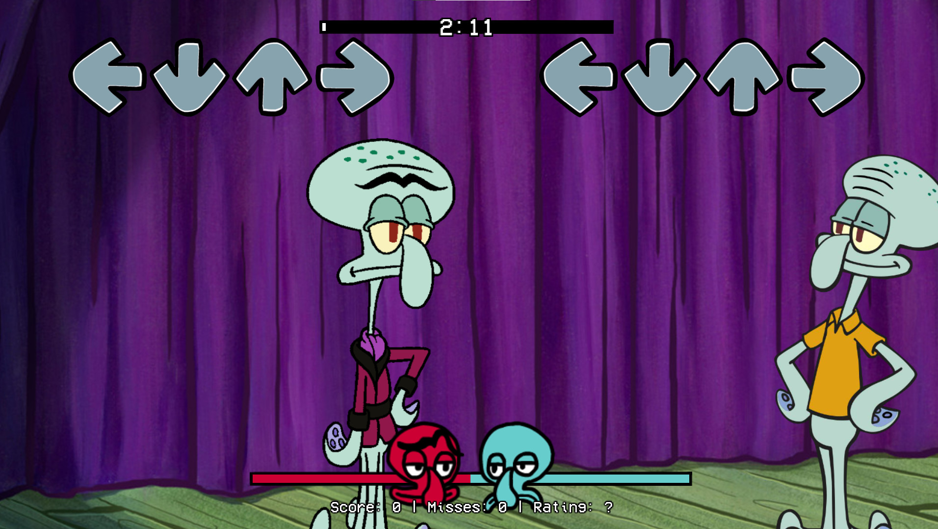 Friday Night Funkin' VS Squidward (VERSION 1) [Friday Night Funkin'] [Mods]