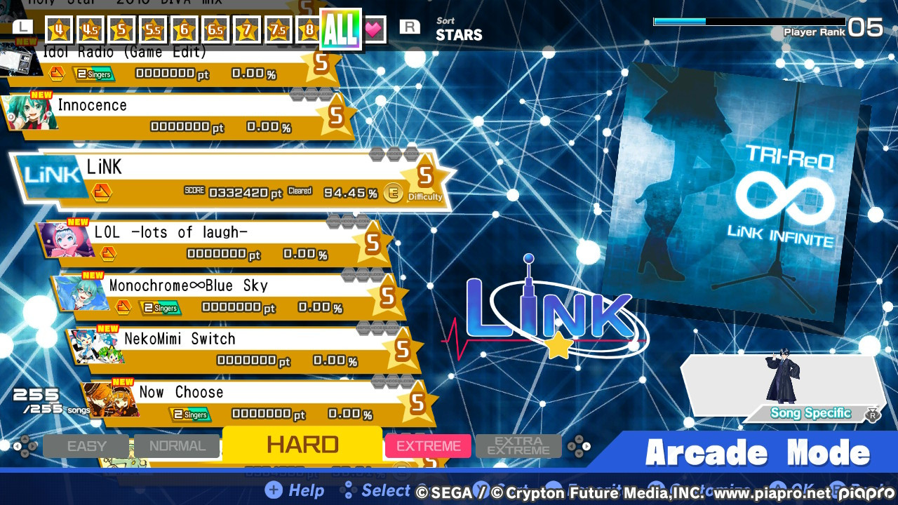 Link Song Port [Hatsune Miku: Project Diva Mega39/Mega Mix] [Mods]