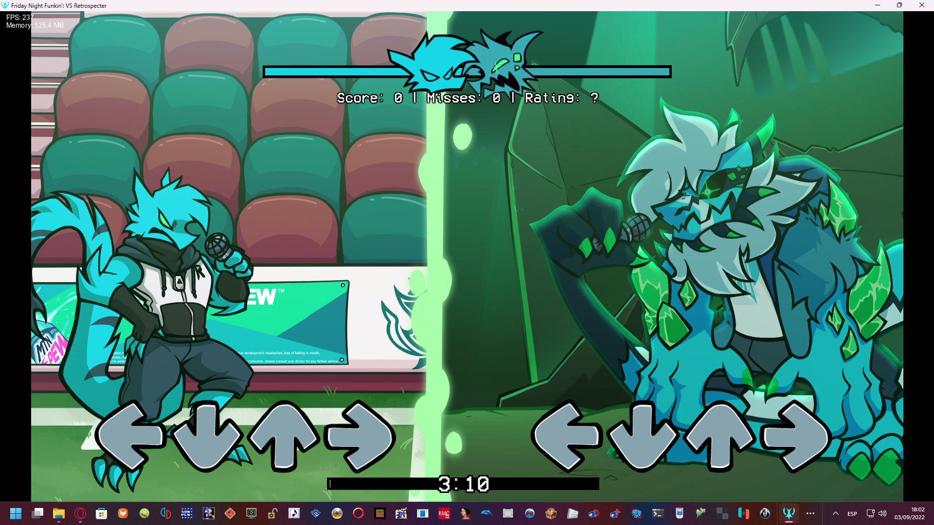 Split-Ex but Metro and Zektro Sings [Friday Night Funkin'] [Mods]