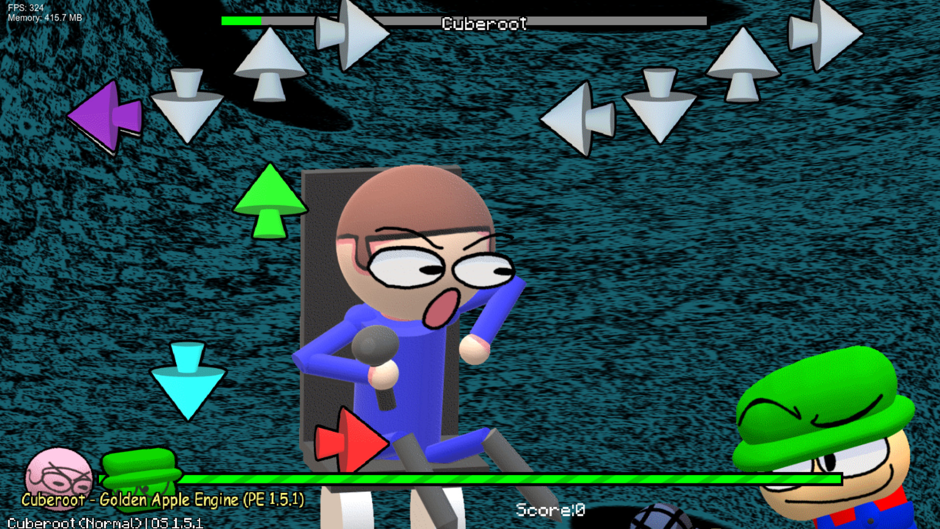 Golden apple 1.2 (PsychEngine Port) Mod for Friday Night Funkin' | FNF Mods