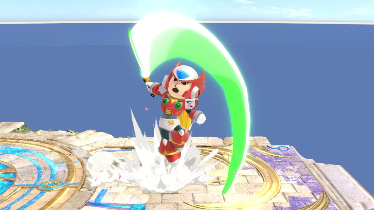 Green Sword - Zero Mii Mod for Super Smash Bros. Ultimate | SSBU Mods