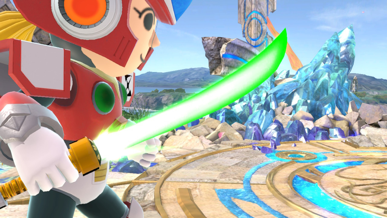 Green Sword - Zero Mii Mod for Super Smash Bros. Ultimate | SSBU Mods