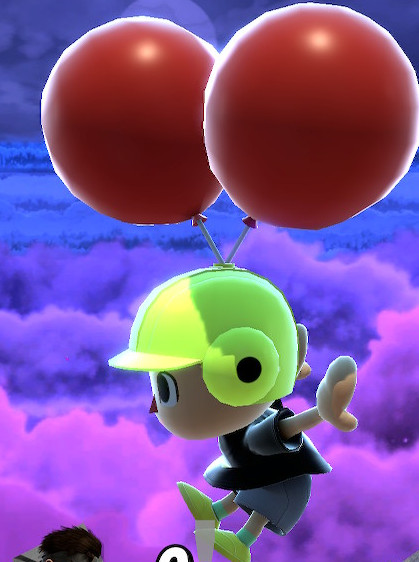 Black & yellow Villager [Super Smash Bros. Ultimate] [Mods]