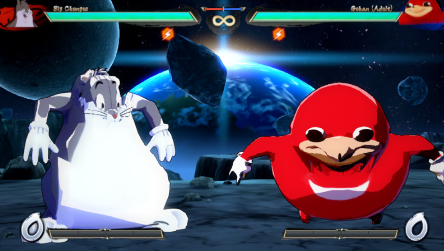 Big Chungus over Majin Buu Mod for Dragon Ball FighterZ | DB:FZ Mods