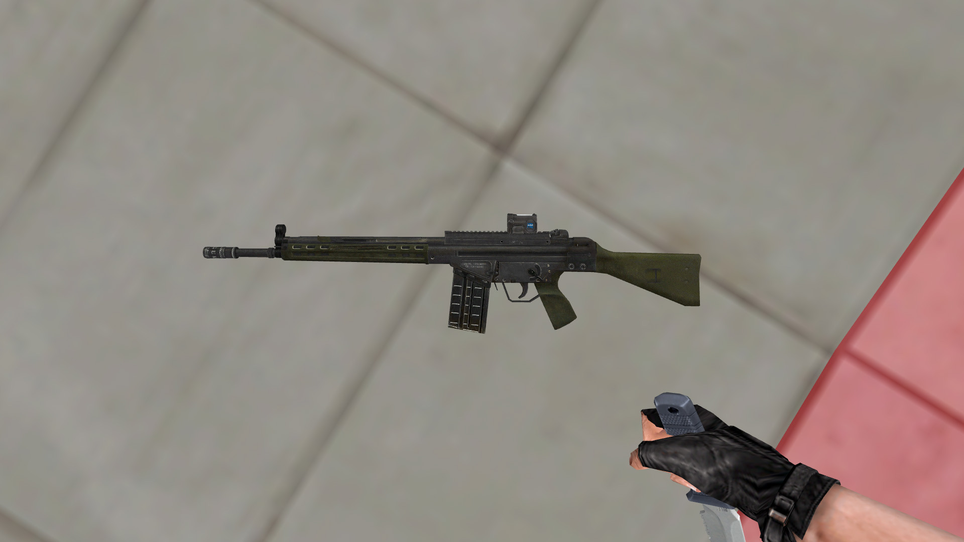 Heckler & Koch G3A3 Battle Rifle Mod for Counter-Strike 1.6 | CS1.6 Mods