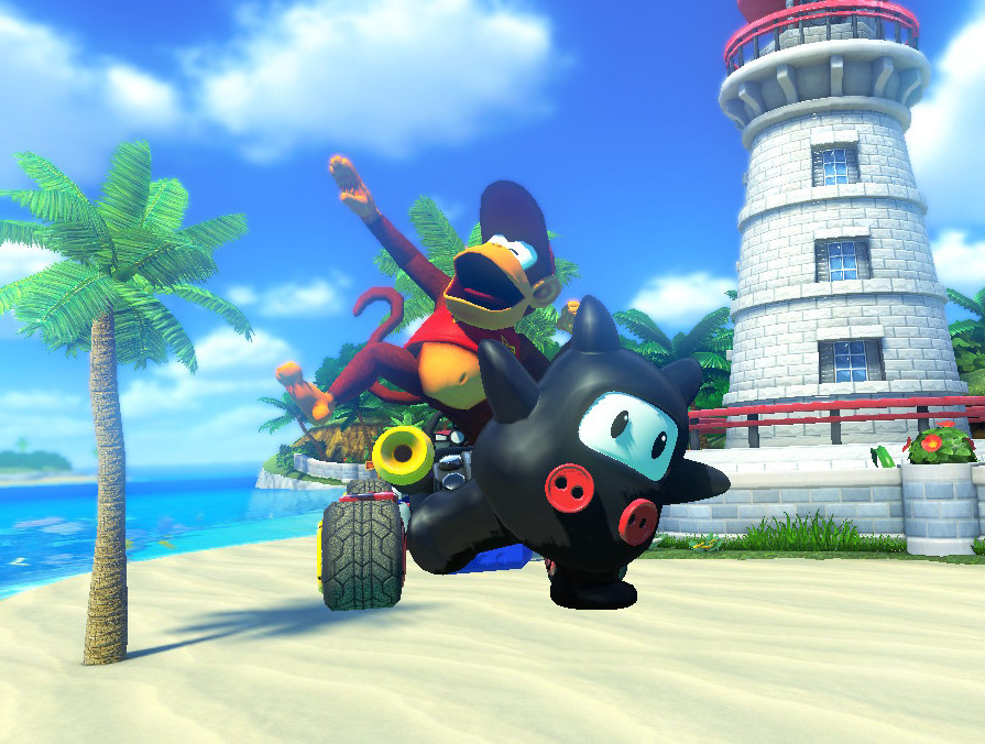 Diddy Kong (with Tour animations) Mod for Mario Kart 8 Deluxe | MK8D Mods