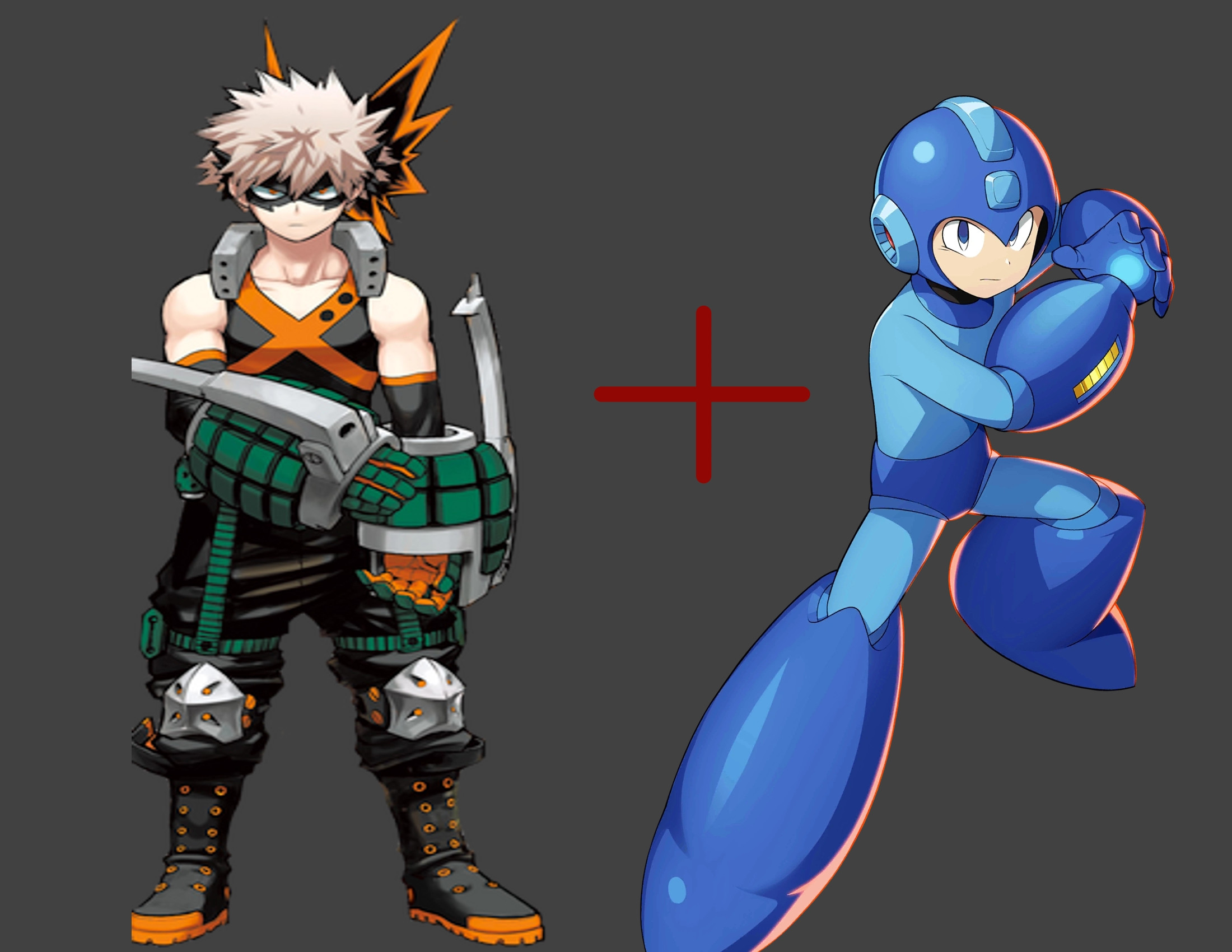Bakugo Themed Mega Man [Super Smash Bros. Ultimate] [Mods]