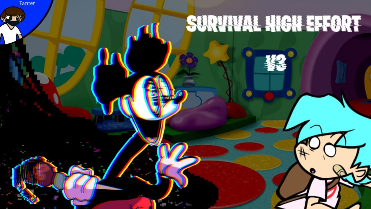 Survival High-effort | Pibby Mickey Mouse Mod for Friday Night Funkin ...