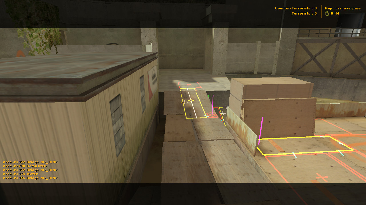 css_overpass refined navmesh Mod for Counter-Strike 1.6 | CS1.6 Mods