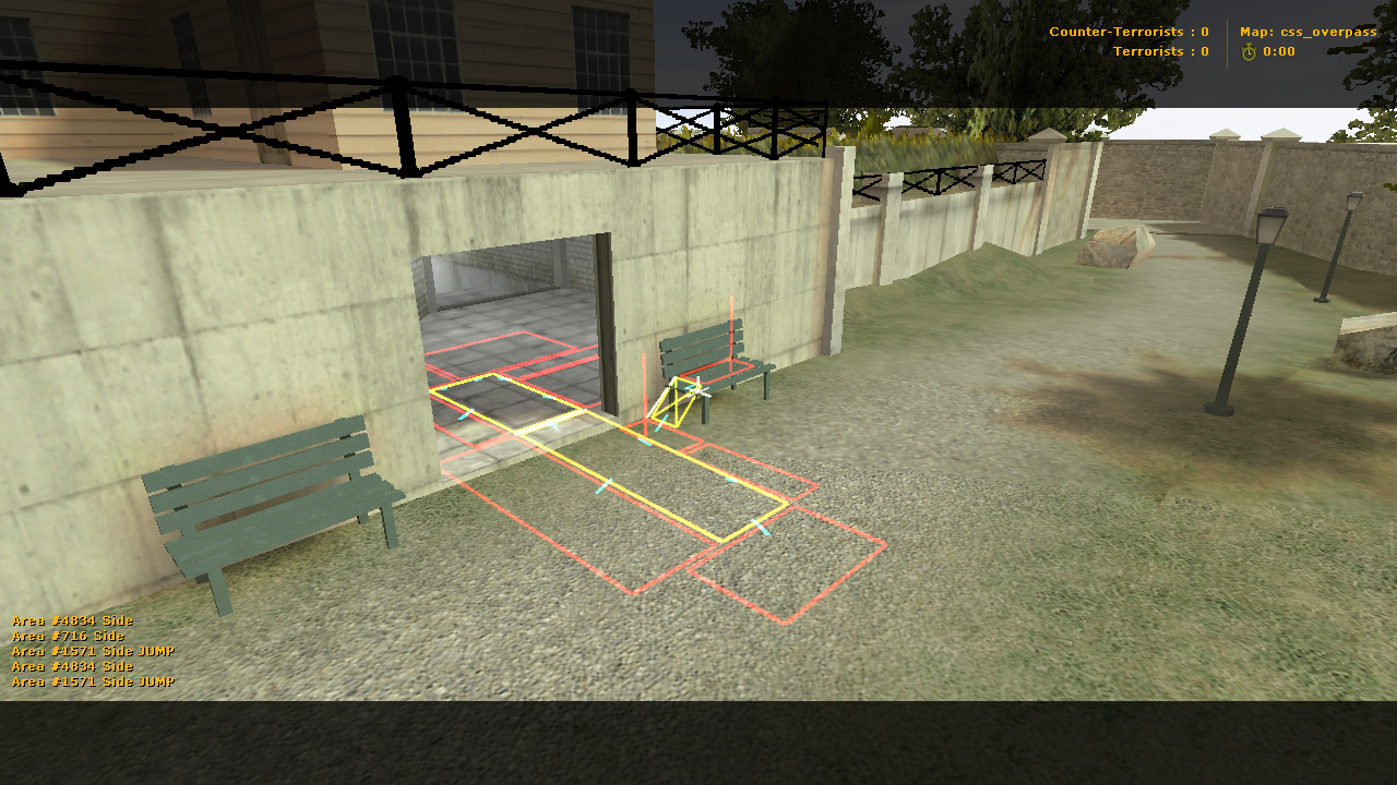 css_overpass refined navmesh Mod for Counter-Strike 1.6 | CS1.6 Mods