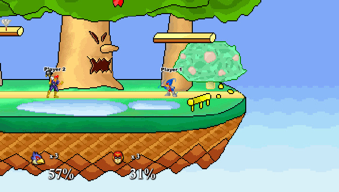 Falco in SSF (Moveset Edit) [Super Smash Flash (2006)] [Mods]