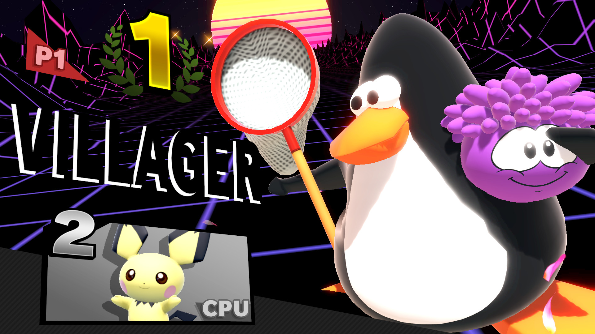 Club Penguin Player over Villager Mod for Super Smash Bros. Ultimate ...