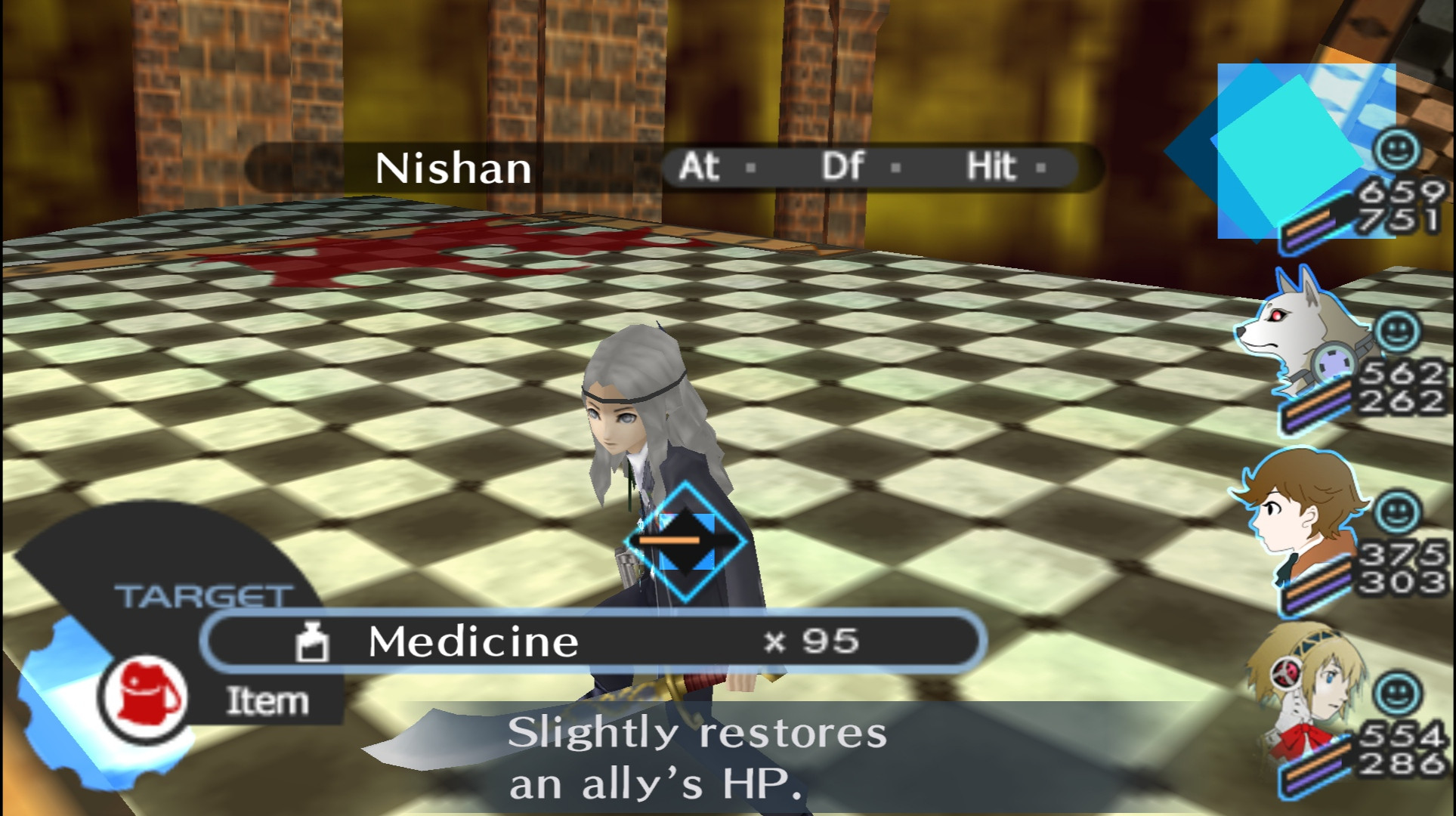 Takaya's hair + Revolver Evoker [Persona 3 Portable (PSP)] [Mods]