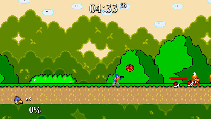 Falco in SSF (Moveset Edit) [Super Smash Flash (2006)] [Mods]