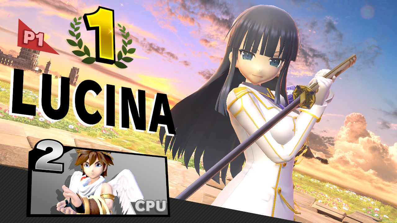 Ikaruga (Senran Kagura) over Lucina Mod for Super Smash Bros. Ultimate ...