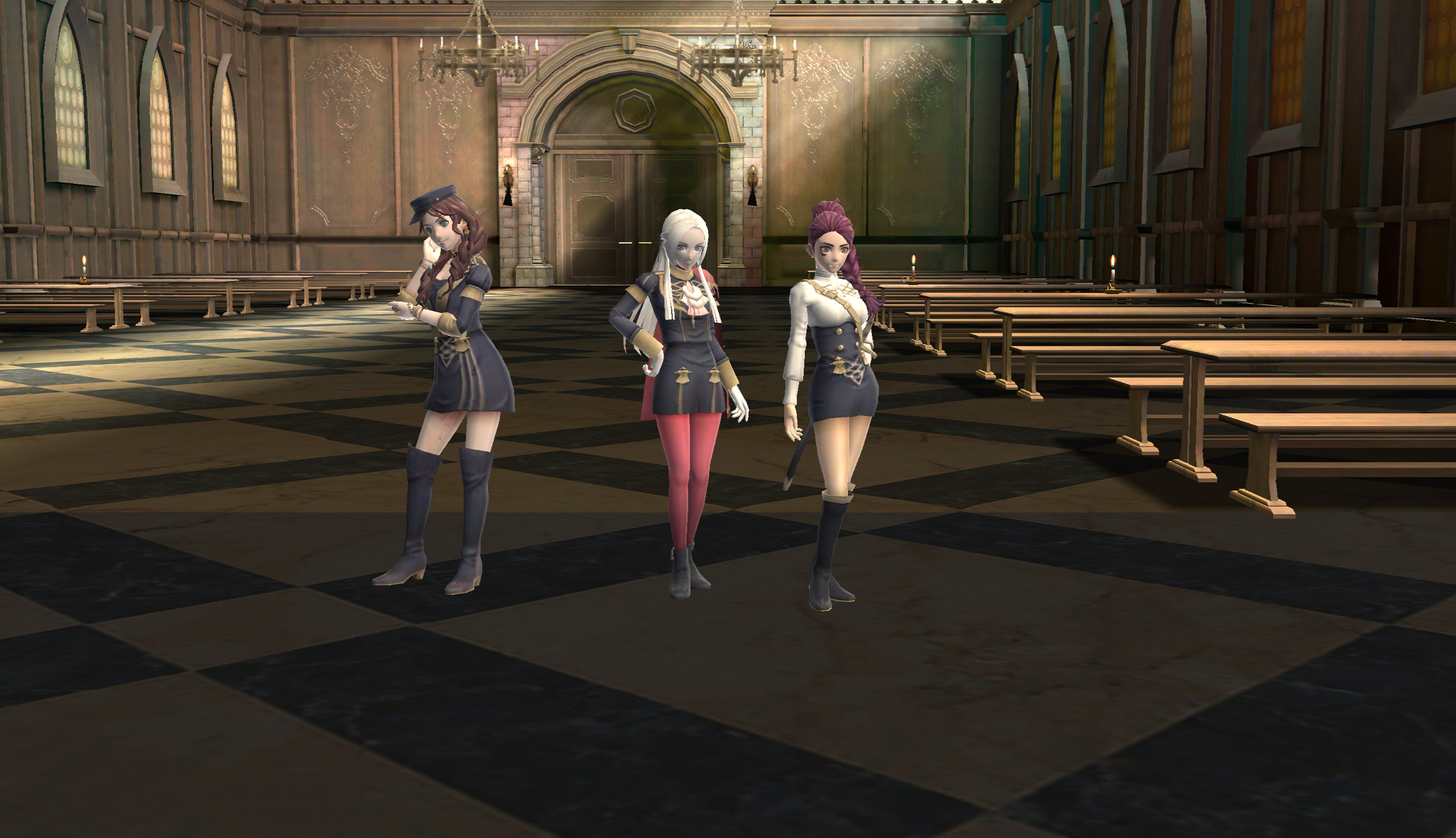 Garreg Mach Monastery (Hallway and Church) [Super Smash Bros. Brawl] [Mods]