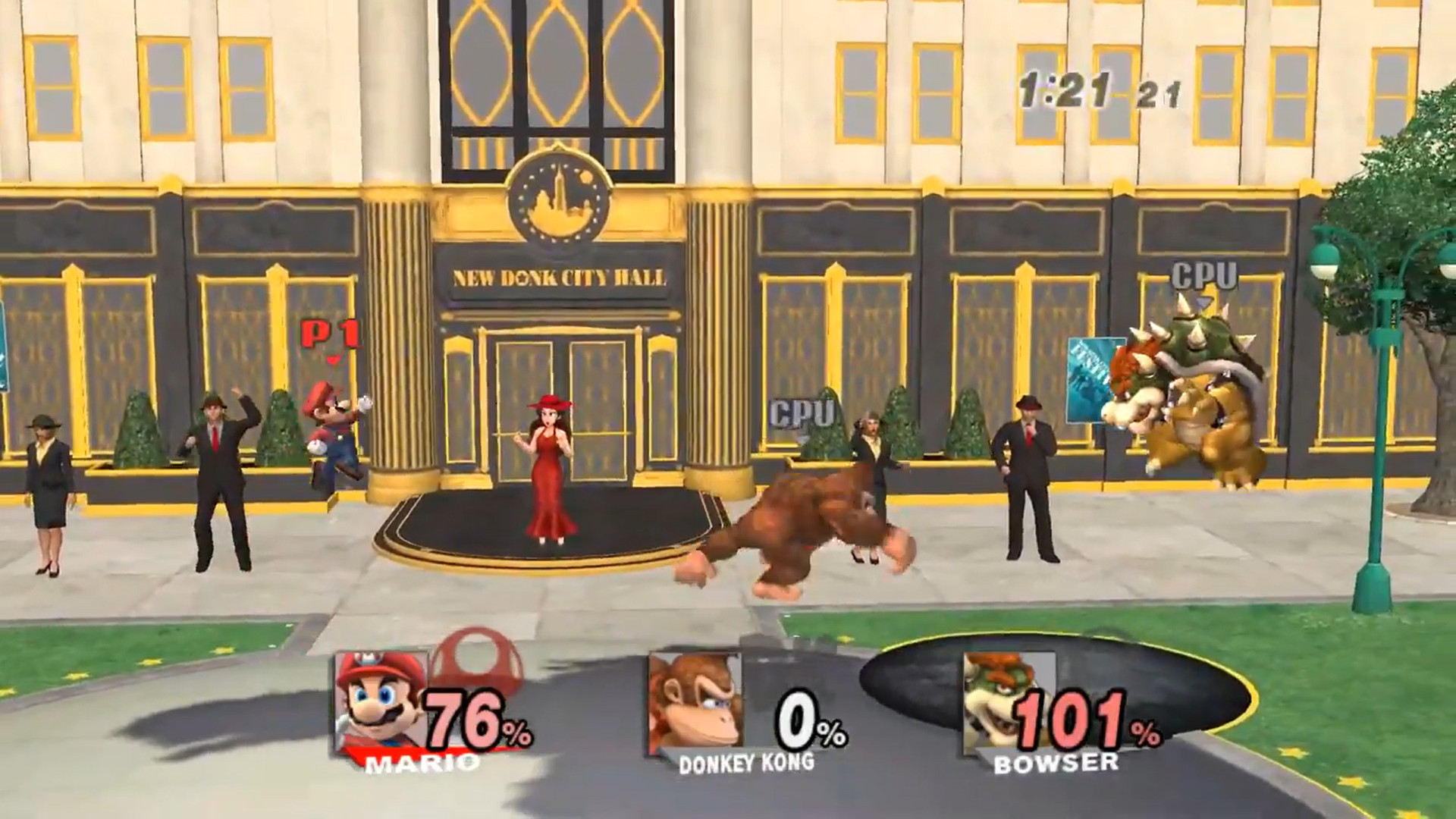 New Donk City (Normal/Omega/Battlefield) [Super Smash Bros. Brawl] [Mods]