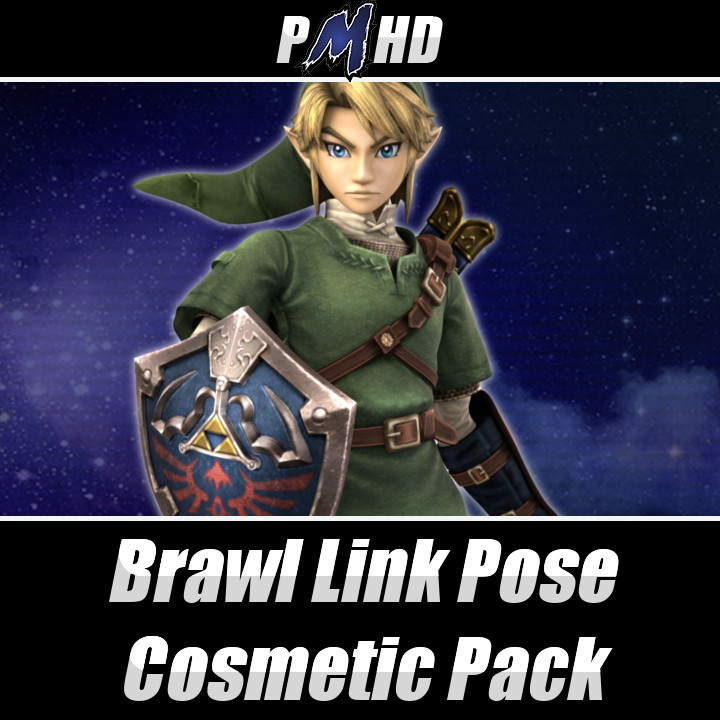 Brawl Link Pose Cosmetic Pack Mod for Super Smash Bros. Brawl | Brawl Mods