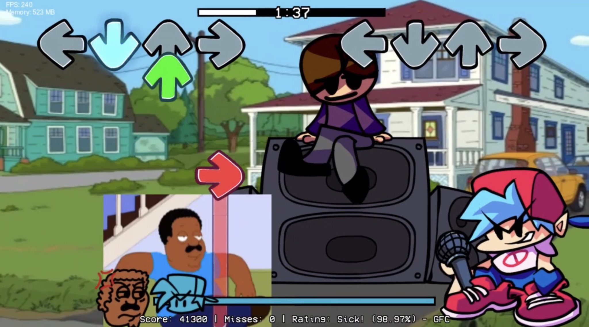 VS Cleveland.png - A joke oneshot mod Mod for Friday Night Funkin ...