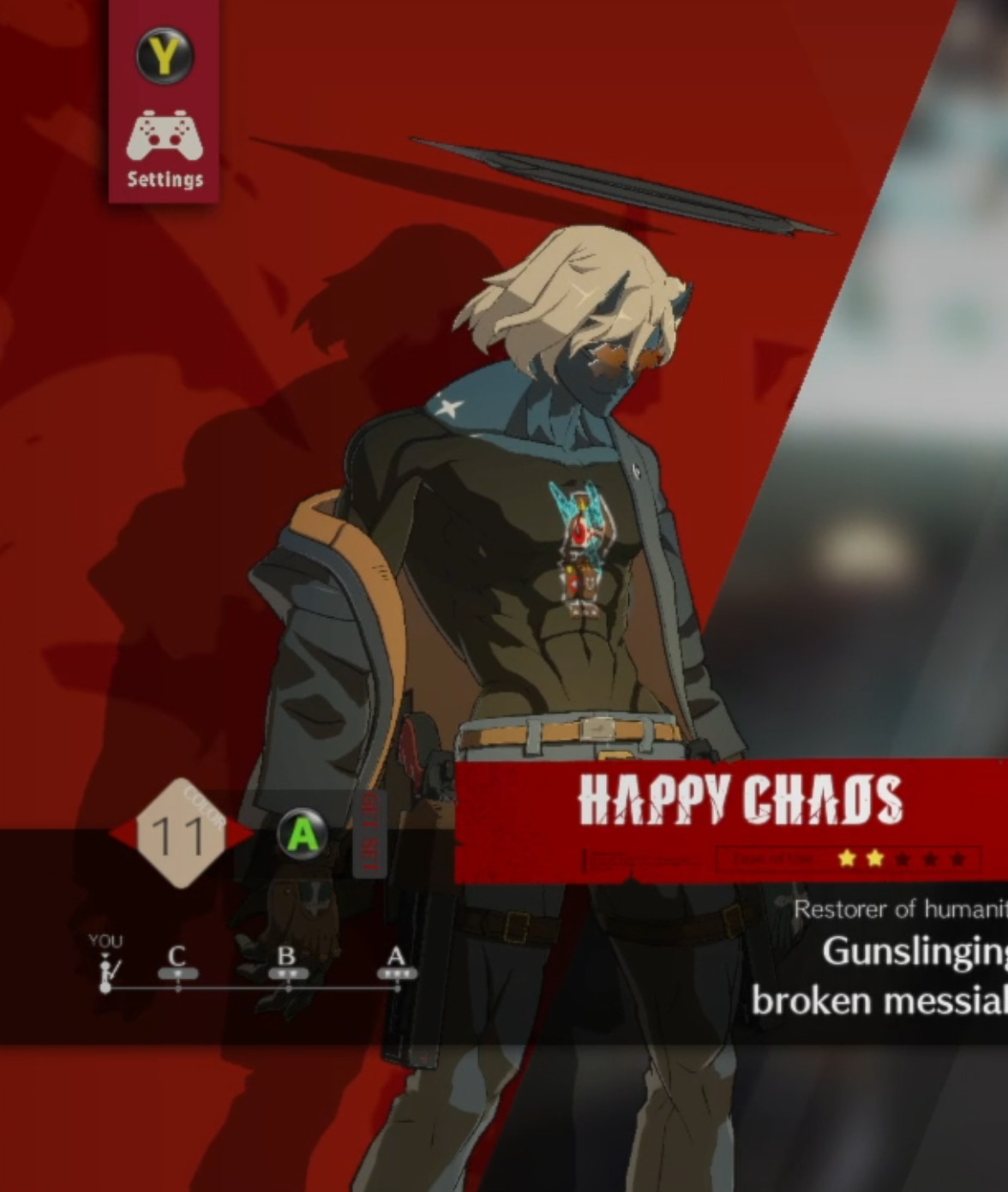 Baccpack merch On Chaos 11 [GUILTY GEAR -STRIVE-] [Mods]