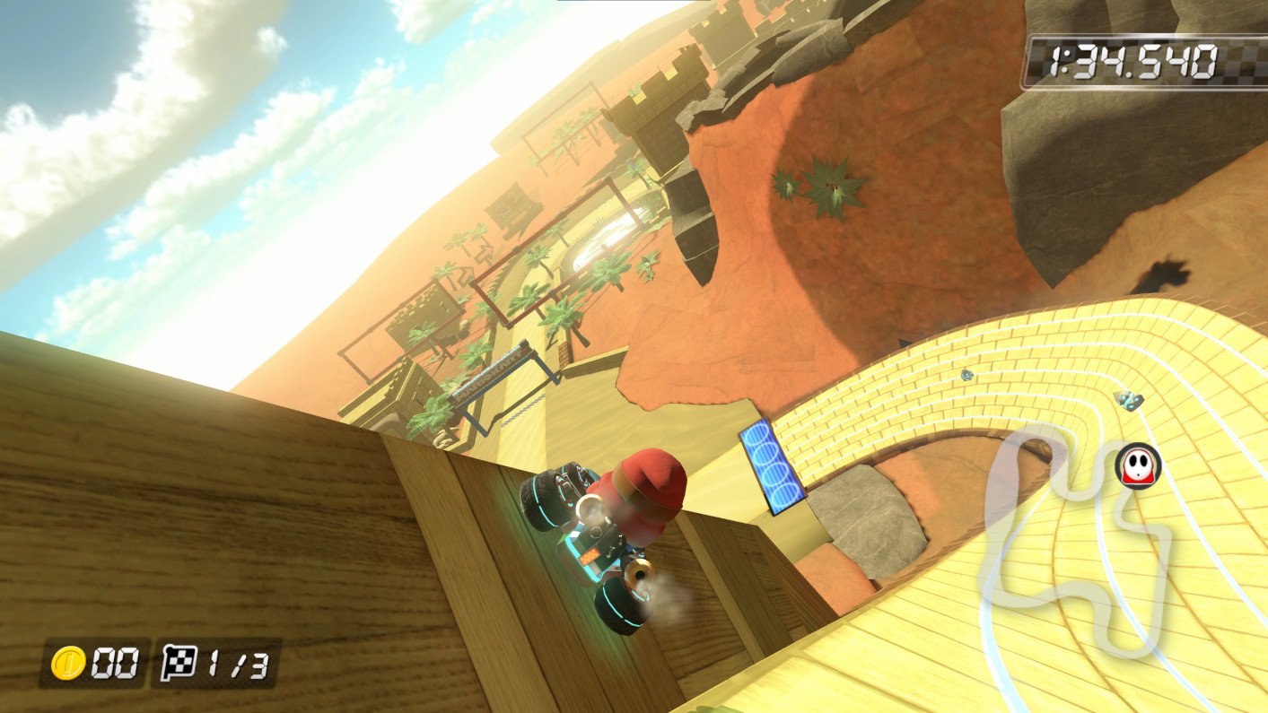 (Old) DS Desert Hills Mod for Mario Kart 8 Deluxe | MK8D Mods