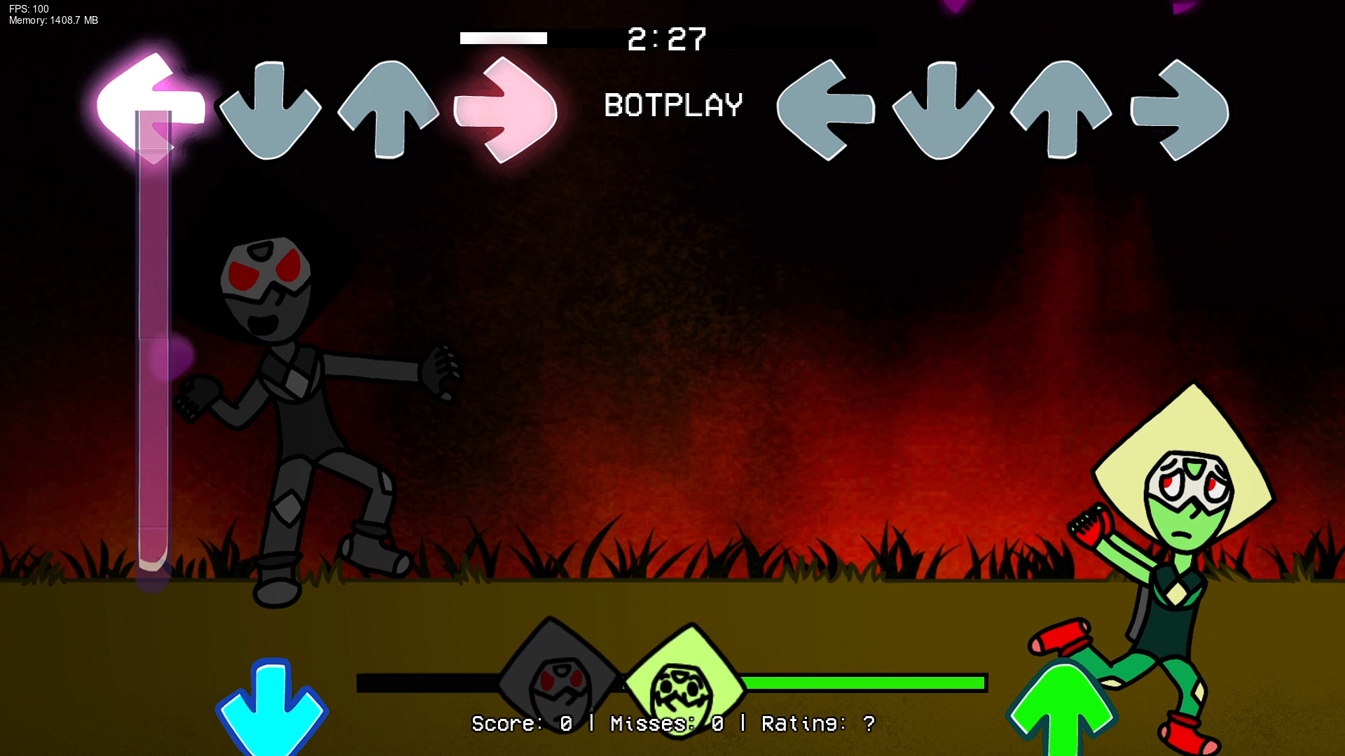 Confronting-yourself PeridotCZ [Friday Night Funkin'] [Mods]