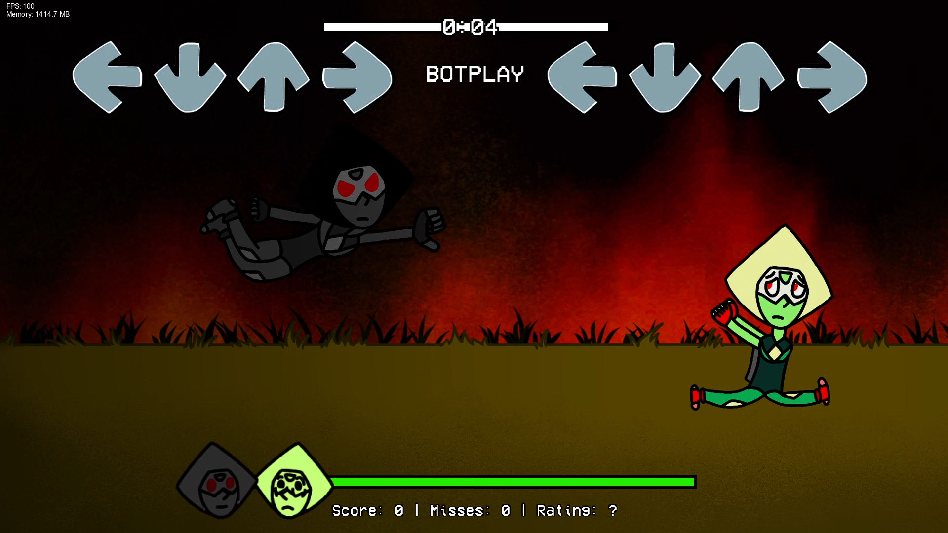 Confronting-yourself PeridotCZ [Friday Night Funkin'] [Mods]