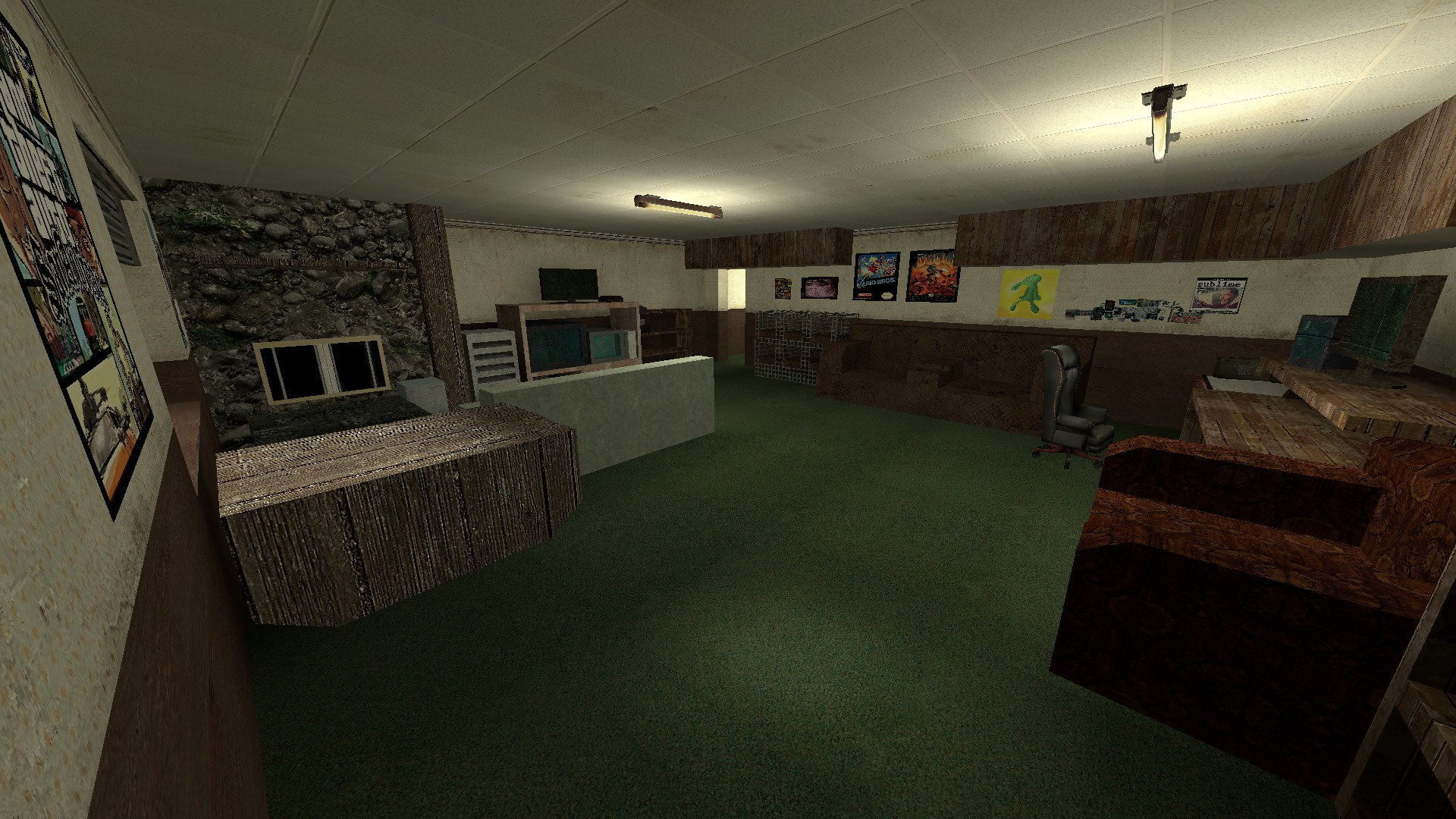 Basement Bedroom Mod for Garry's Mod | GMod Mods