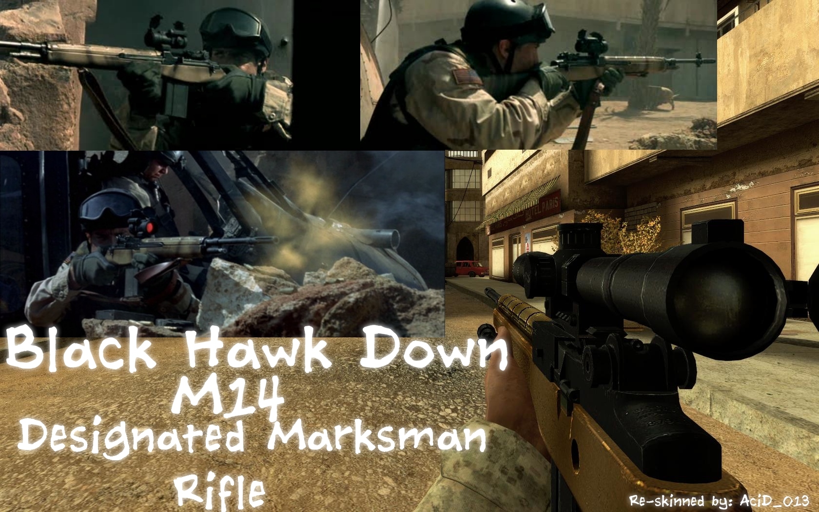 Black Hawk Down M14 DMR Mod for Insurgency: Modern Infantry Combat ...
