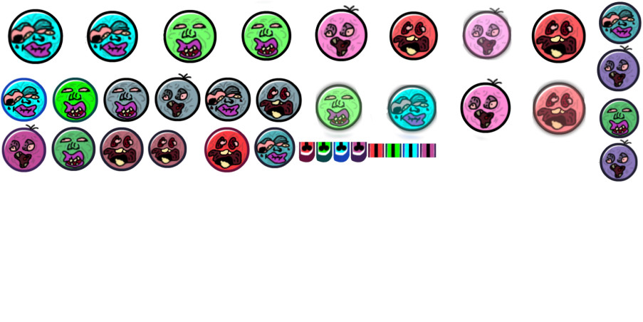 Circle Noteskin but Cancer [Friday Night Funkin'] [Mods]