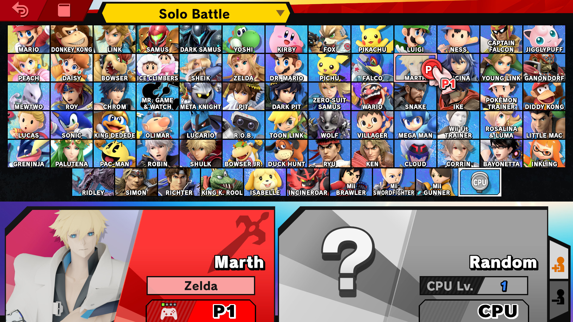 Ky Kiske over Marth Mod for Super Smash Bros. Ultimate | SSBU Mods