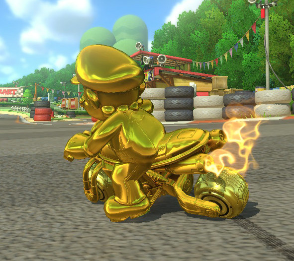 Gold Standard Bike / Gold Sport Bike Mod for Mario Kart 8 Deluxe | MK8D ...
