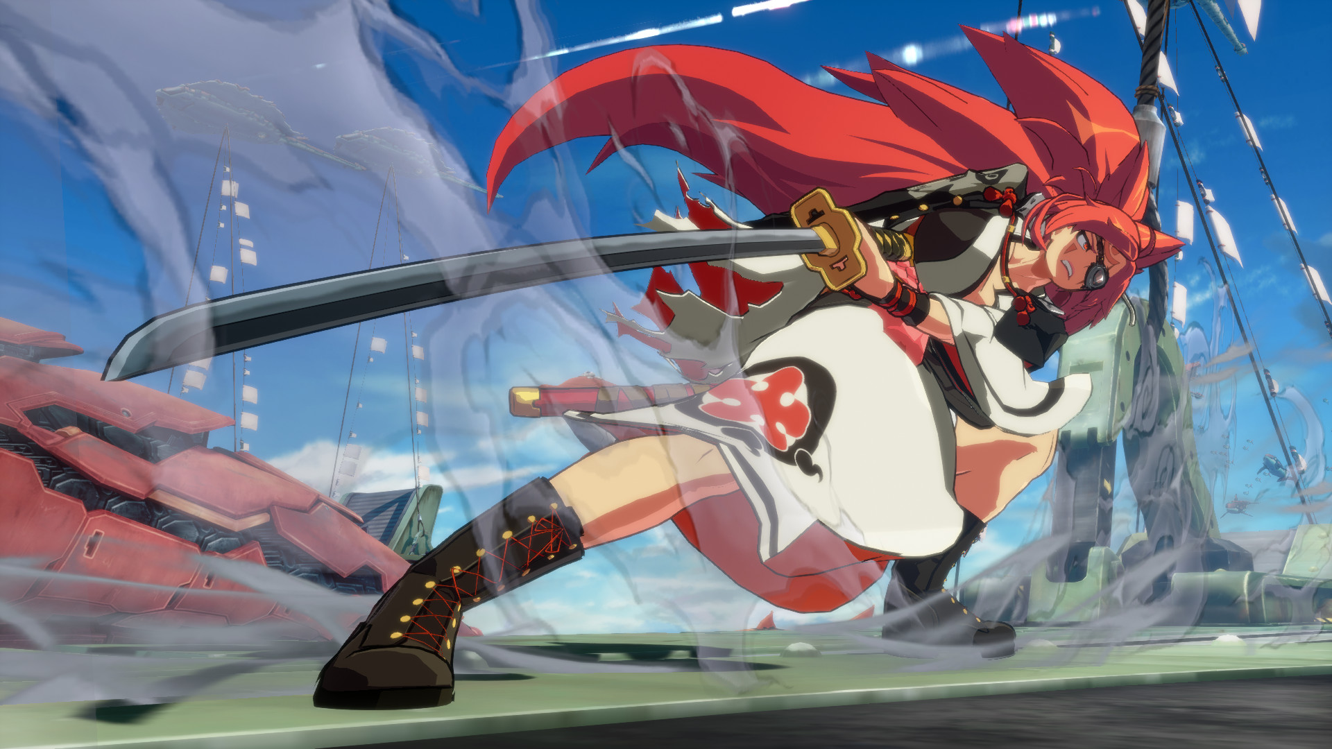Boots for Baiken Mod for GUILTY GEAR -STRIVE- | GGST Mods